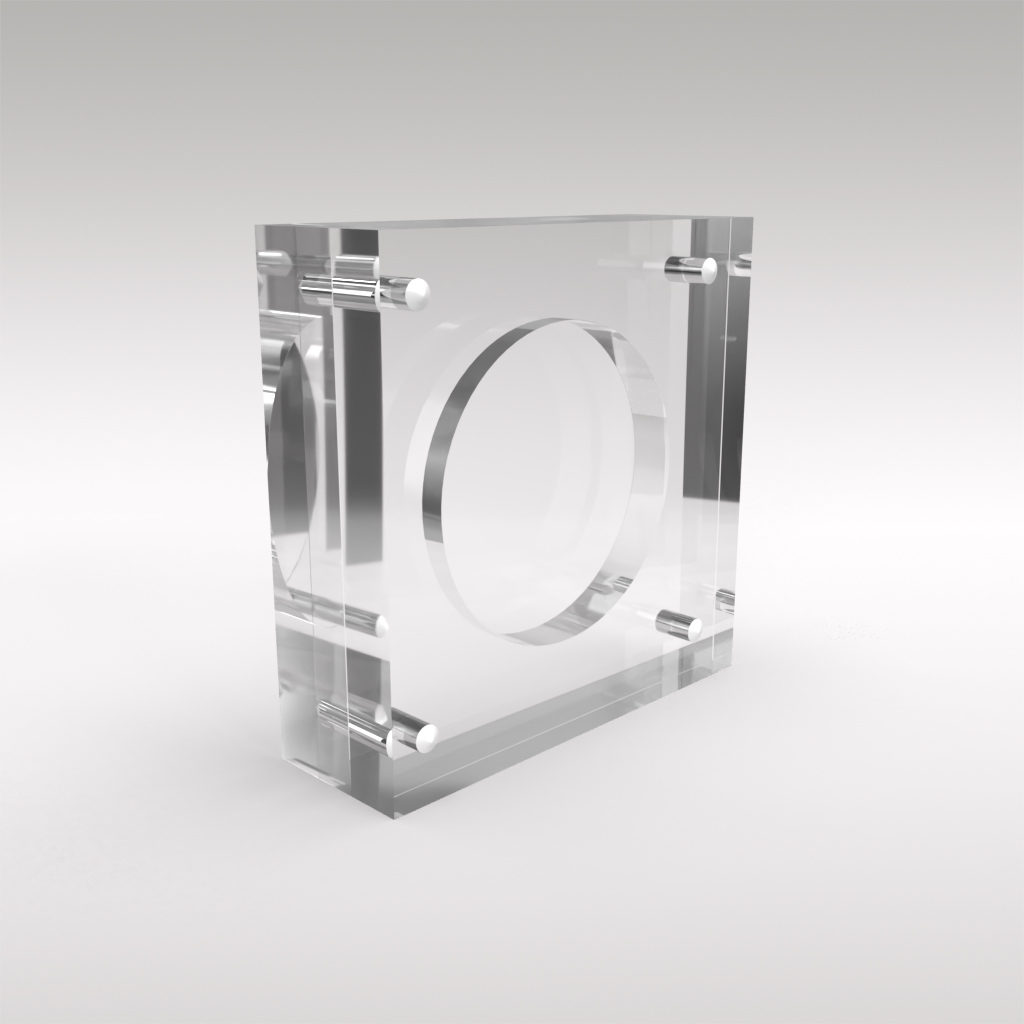 Bitcoin Acrylic Coin Display Case Holder - Coin Collective